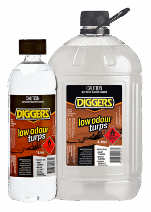 DIGGERS™ Low Odour Mineral Turpentine - Diggers Australia