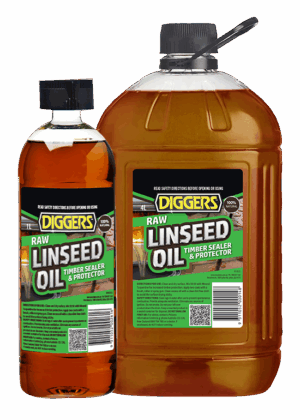 DIGGERS™ Raw Concentrate Linseed Oil - Diggers Australia